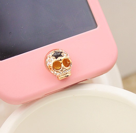 Skull Home Button Sticker For Iphone 4,4s,5 on Luulla