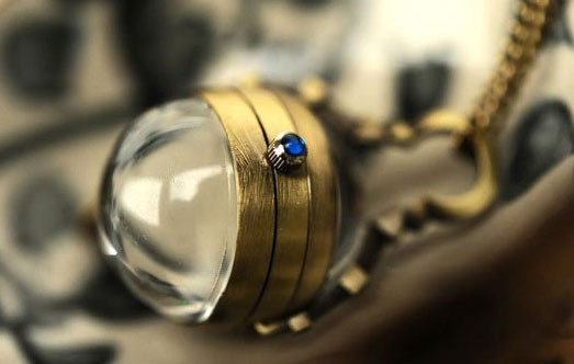 Vintage Fashion Pocket Watch Bell Necklace on Luulla